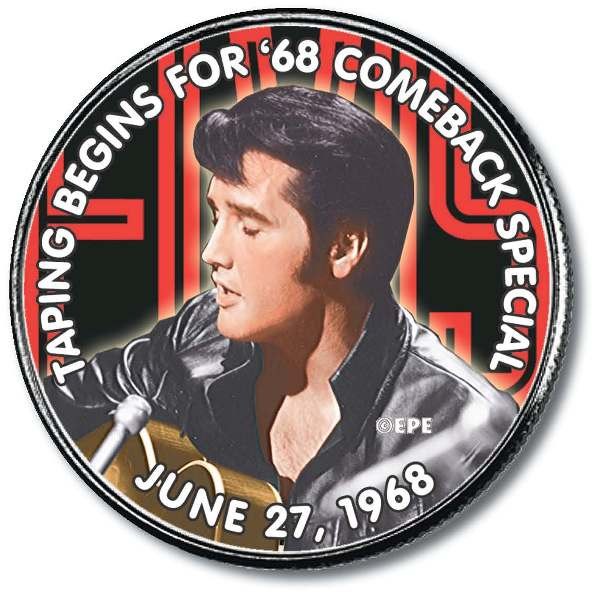 DQ200 - Elvis Concert Coin - Mystic Stamp Company