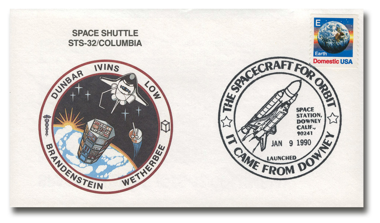 STS32L - STS-32 Launch Cover - Mystic Stamp Company