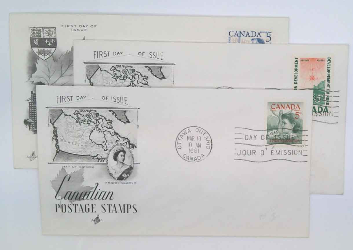 390-92 - 1960-61 Canada - Mystic Stamp Company