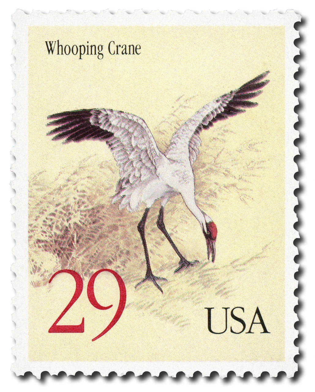 2868 - 1994 29c Whooping Crane - Mystic Stamp Company