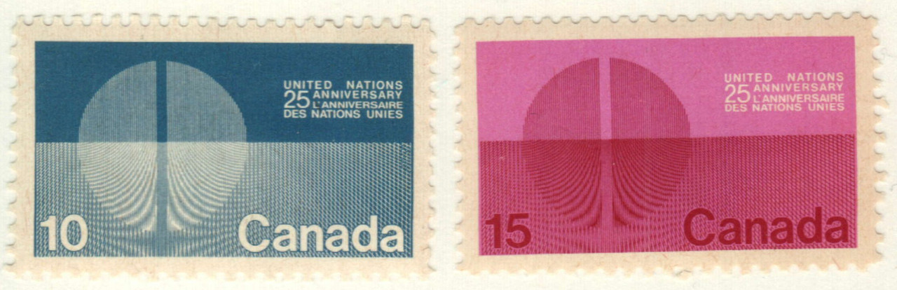 513-14 - 1970 Canada - Mystic Stamp Company