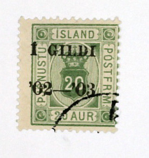 O29 - 1902-03 Iceland - Mystic Stamp Company