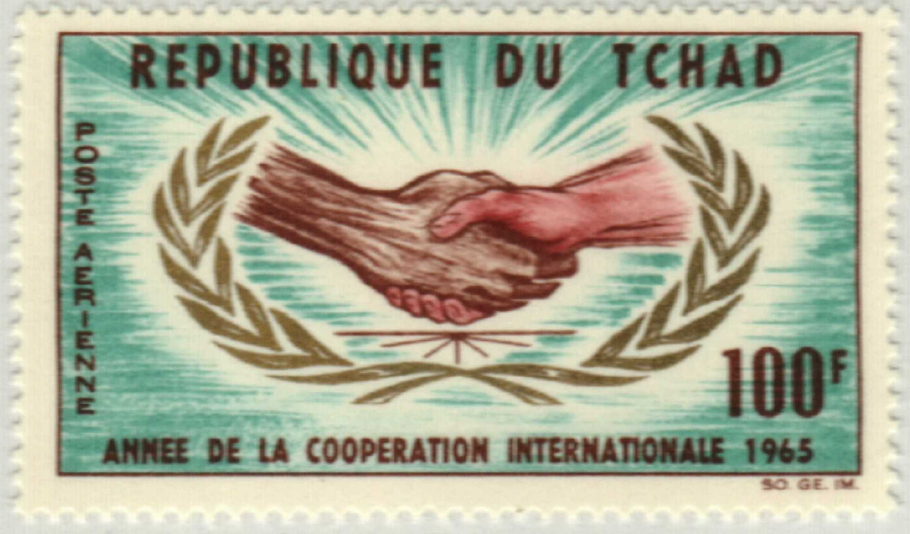 C21 - 1965 Chad - Mystic Stamp Company