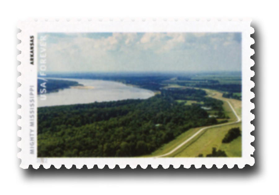 5698g - 2022 First-Class Forever Stamp - Mighty Mississippi: Arkansas ...