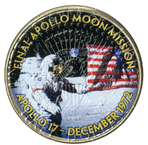 CNS181 - Space "Final Apollo Mission" US Half Dollar Commemorative Coin ...