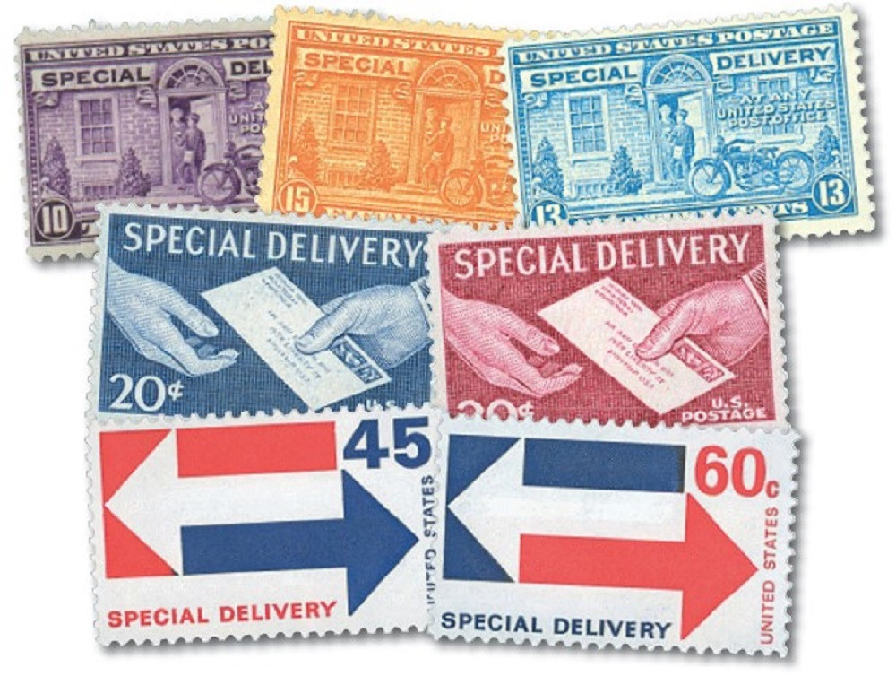WZ262 - Special Delivery mint U.S. stamps - Mystic Stamp Company