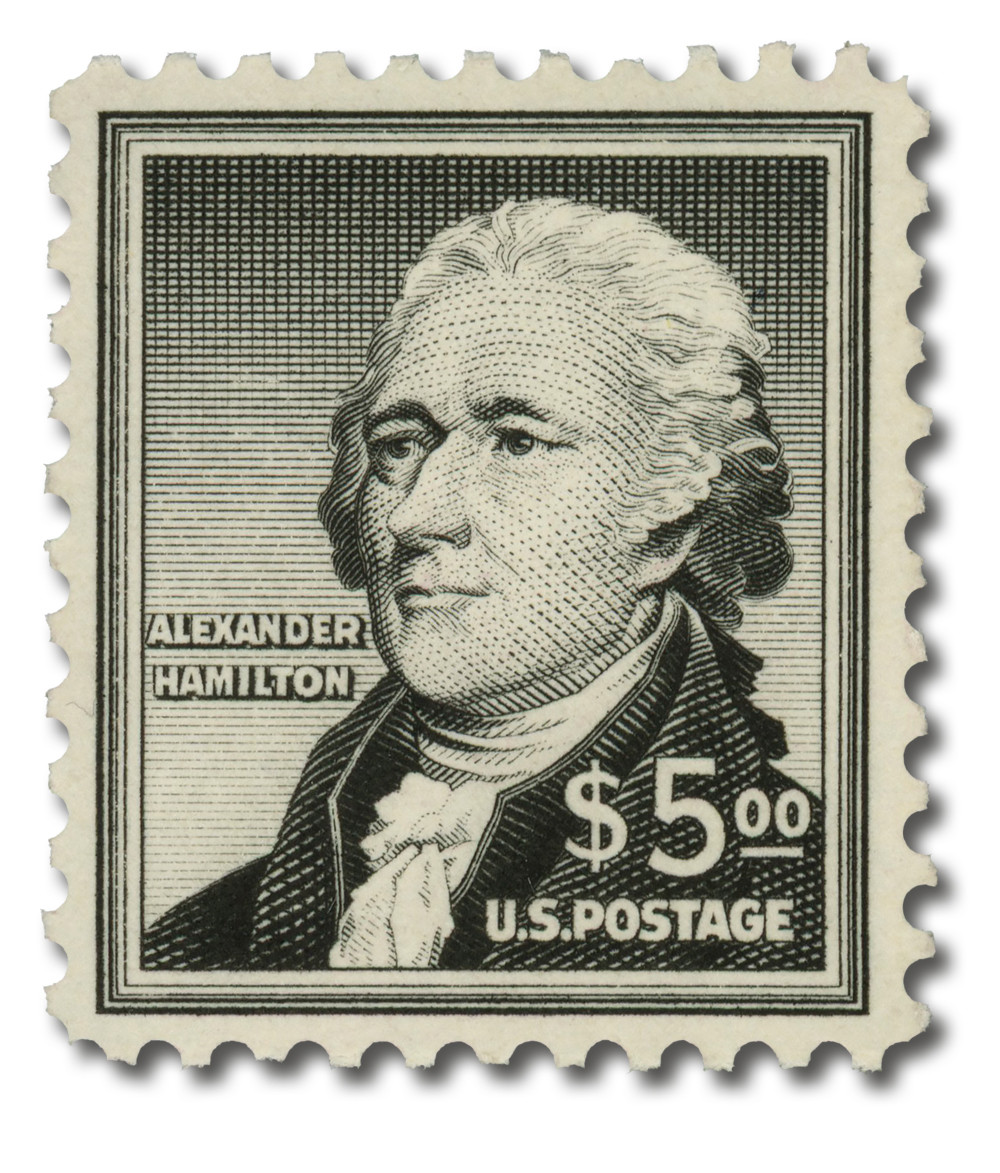 1053 - 1956 $5 Liberty Series: Alexander Hamilton - Mystic Stamp Company