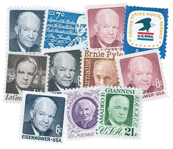 1393 - 1970 6c Dwight D. Eisenhower - Mystic Stamp Company