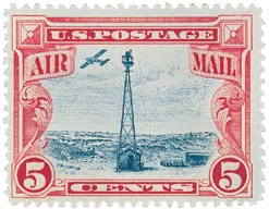 C11 - 1928 5c Beacon on Rocky Mountains - Mystic Stamp Company