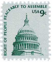 1591 - 1975 9c Americana Series: Capitol Dome, gray - Mystic Stamp Company