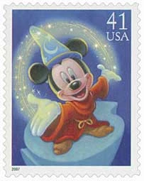 4192 - 2007 41c The Art of Disney: Magic - Mickey Mouse - Mystic Stamp ...