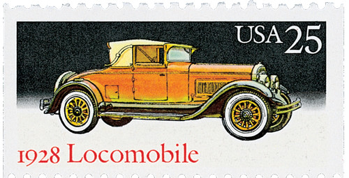 2381 - 1988 25c Classic Cars: 1928 Locomobile - Mystic Stamp Company
