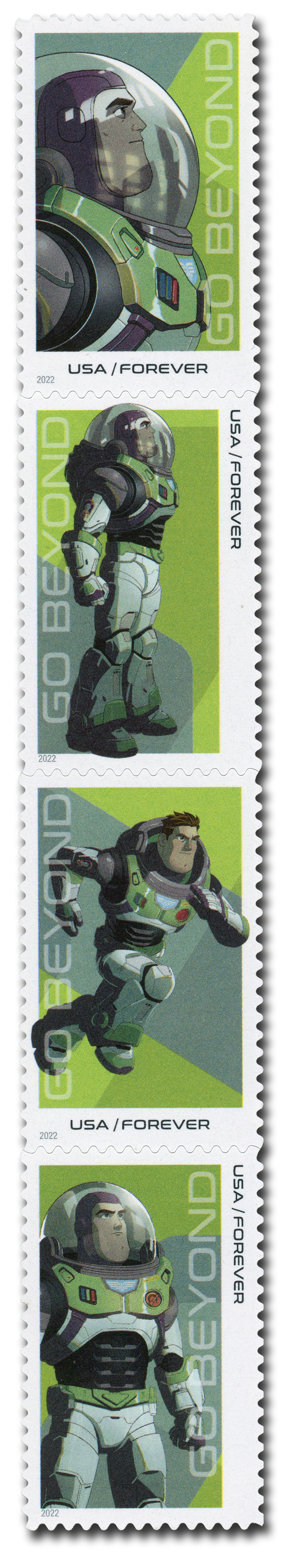 5709-12 - 2022 First-Class Forever Stamps - Go Beyond: Buzz Lightyear ...