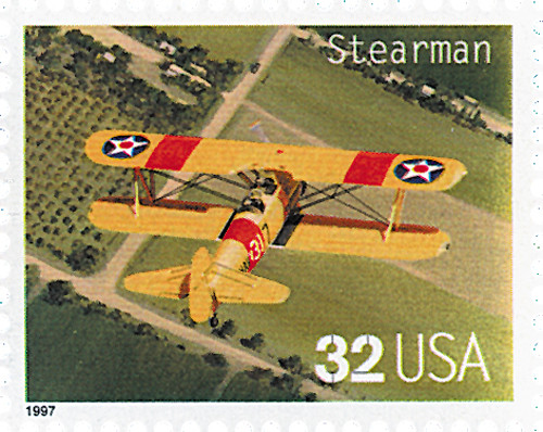 3142e - 1997 32c Classic American Aircraft: Alpha - Mystic Stamp Company