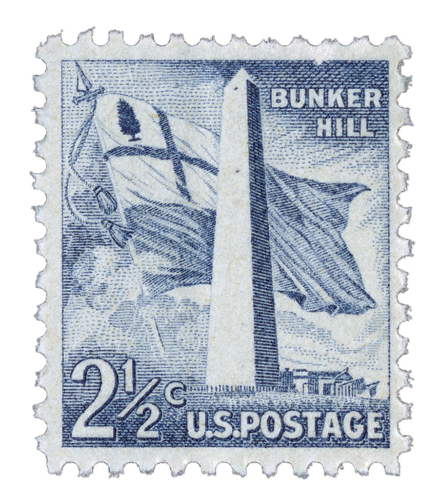 1034 - 1959 2 1/2c Liberty Series: Bunker Hill Monument - Mystic Stamp ...