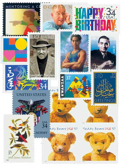 YS2000-09 - 2000s Commemoratives, 490 stamps - Mystic Stamp Company