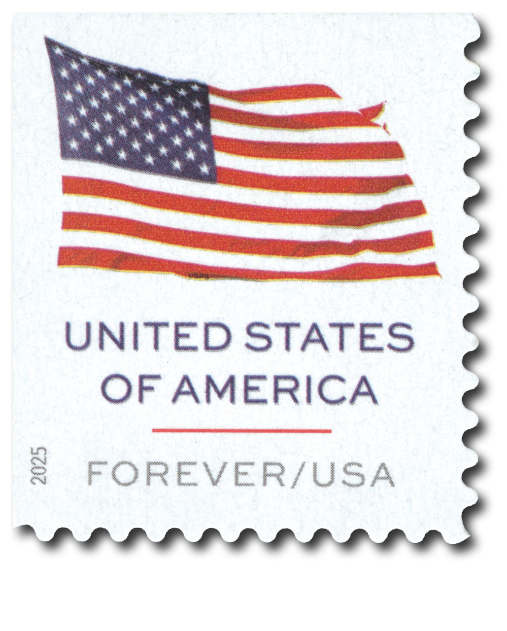 6021 - 2025 First-Class Forever Stamp - Flag (BCA booklet stamp ...