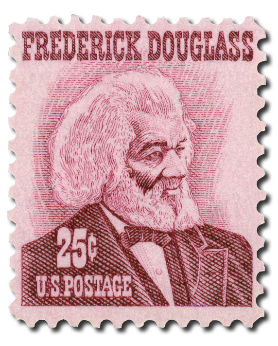 1290 1967 25c Prominent Americans Frederick Douglass Mystic Stamp