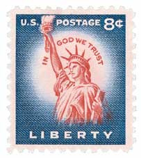 1035 - 1954 3c Liberty Series: Statue of Liberty - Mystic Stamp Company