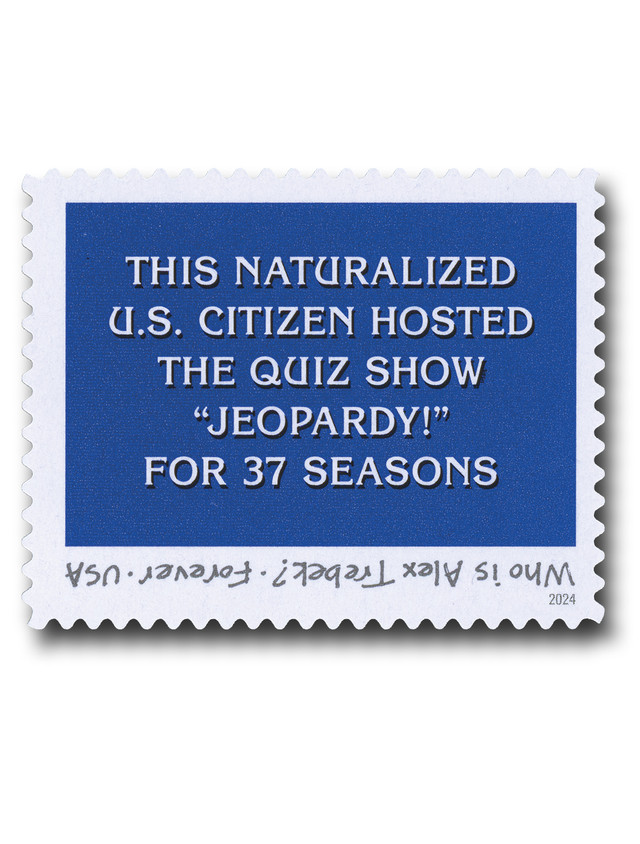 5907 - 2024 First-Class Forever Stamp - Alex Trebek, Host of "Jeopardy ...