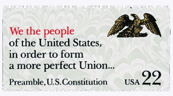 2356 - 1987 22c Drafting the Constitution: We The People - Mystic Stamp ...