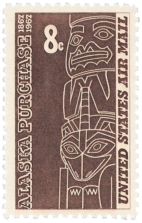 C70 - 1967 8c Alaska Purchase - Mystic Stamp Company