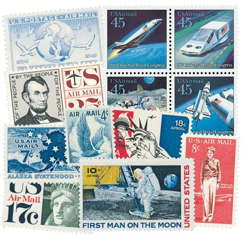 US Stamps - Stamp Types - Airmails (C) - Page 1 - Mystic Stamp Company