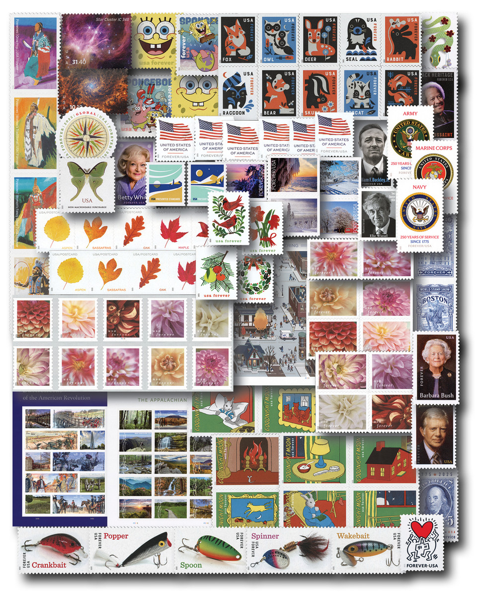 YS2025A - 2025 Complete Year Set of U.S. Commemoratives and Definitives ...