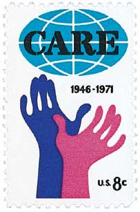 1439 - 1971 8c CARE - Mystic Stamp Company