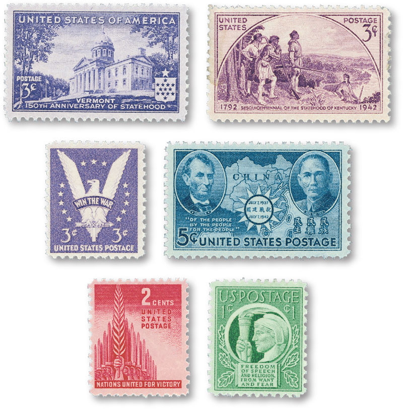 945 - 1947 3c Thomas A. Edison - Mystic Stamp Company