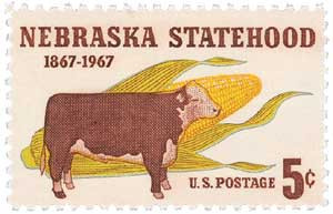 1328 - 1967 5c Nebraska Statehood - Mystic Stamp Company