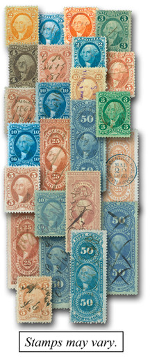 MUS030 - 1862-71 "First Issue" Revenues Starter Collection, Set of 24 ...