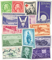 JL210 - 100 Mint U.S. Stamps - Mystic Stamp Company