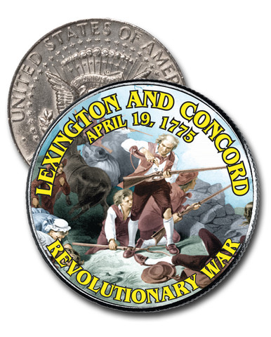 CNS7000 - Revolutionary War "Lexington Concord" US Half Dollar ...