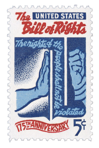 1312 - 1966 5c Bill of Rights - Mystic Stamp Company