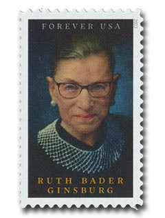 5821 - 2023 First-Class Forever Stamp - Ruth Bader Ginsburg, Supreme ...