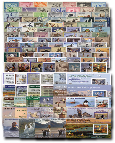 RW1-92A - 1934-2025 Complete US Duck Stamp Collection, 121 Stamps, Free ...