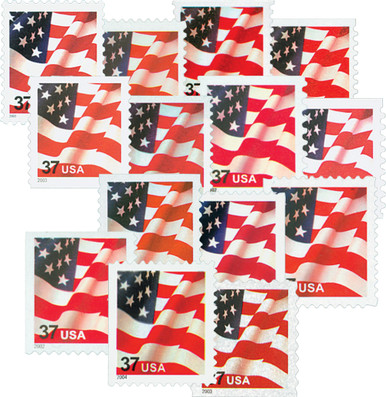 3629F-3637 - 2002-05 37c US Flags, Set of 14 Stamps - Mystic Stamp Company