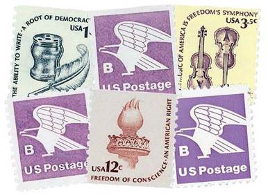 1811//20 - 1980-81 Regular Issue Coil Stamps, Set of 6 - Mystic Stamp ...