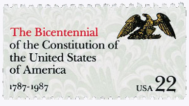 2355 - 1987 22c Drafting the Constitution: The Bicentennial - Mystic ...