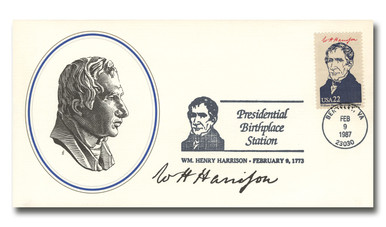 81122A - 1986 Birthplaces of Am.Pres.-W.Harrison Sing. - Mystic Stamp ...