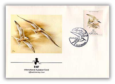94002D - 1988 IAF Port Azores Roseate Tern Cover - Mystic Stamp Company