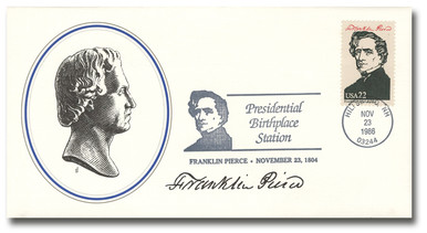 81114A - 1986 Birthplaces of Am.Pres.-Pierce Single - Mystic Stamp Company