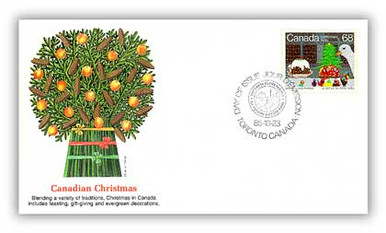 6A1069 - 68c Christmas Tree 1985 - Mystic Stamp Company