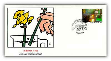 9A1131 - 1986 31p Industry Year - Mystic Stamp Company