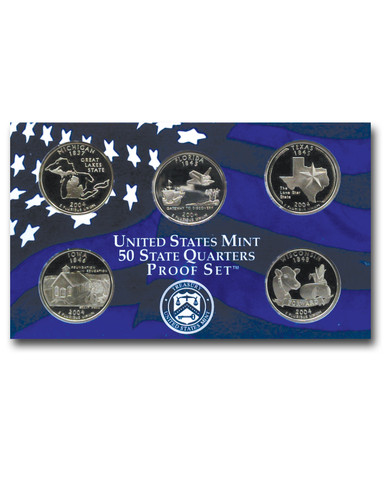 CN2004QP - 2004 United States Mint Quarter Proof Set, San Francisco ...