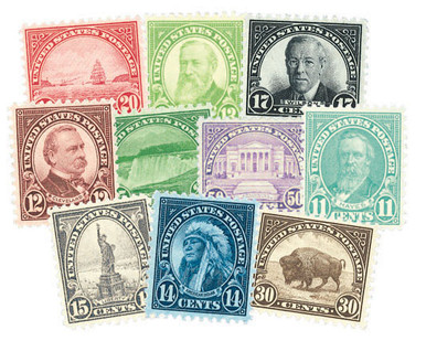 692-701 - 1931 Regular Issues, Complete Set of 10 Stamps - Mystic Stamp ...
