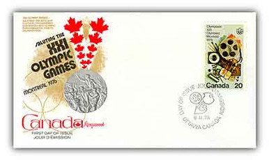6A684 - 1976 20c Olympics Comm Art - Mystic Stamp Company