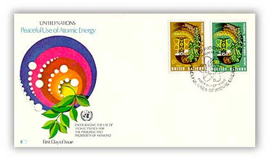 8A290P - 1977 13c/18c Atoms Combo - Mystic Stamp Company