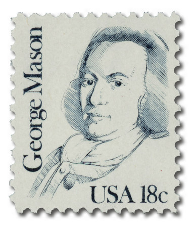 1858 - 1981 18c Great Americans Series: George Mason - Mystic Stamp Company